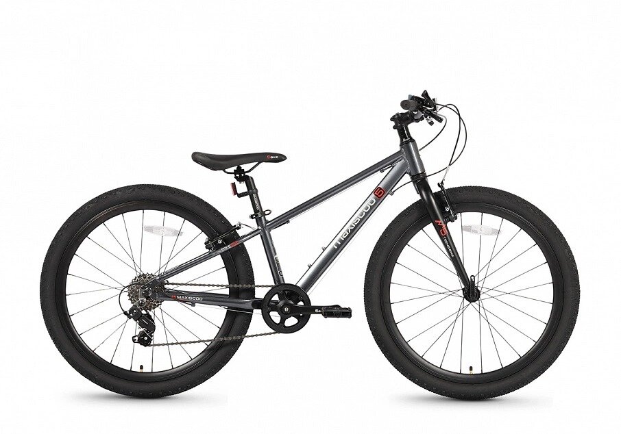 Велосипед MAXISCOO 5Bike 24" 2026 (требует финальной сборки), Цвет черный, Размер M