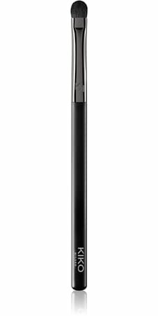 Кисть косметическая KIKO MILANO Eyes 52, для теней, синтетическая щетина, черный