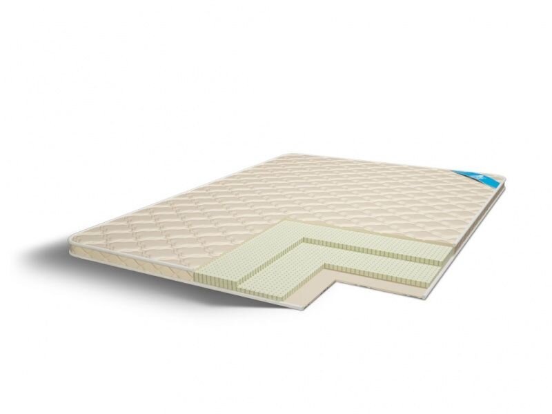 Матрас Comfort Line Ortopedica 4 140х200, высота 4 см, анатомический средней жесткости латексный Беспружинный