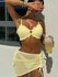 Купальник DEKA BIKINI, размер S, светло-желтый