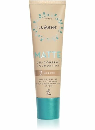 Тональный крем Lumene Matte Oil-Control, оттенок 2 мягкий медовый, 30 мл