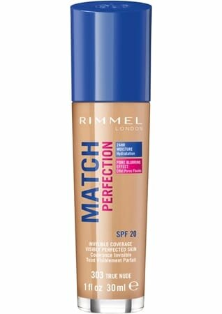 Тональный крем Rimmel Match Perfection, оттенок 303 True Nude, 30 мл