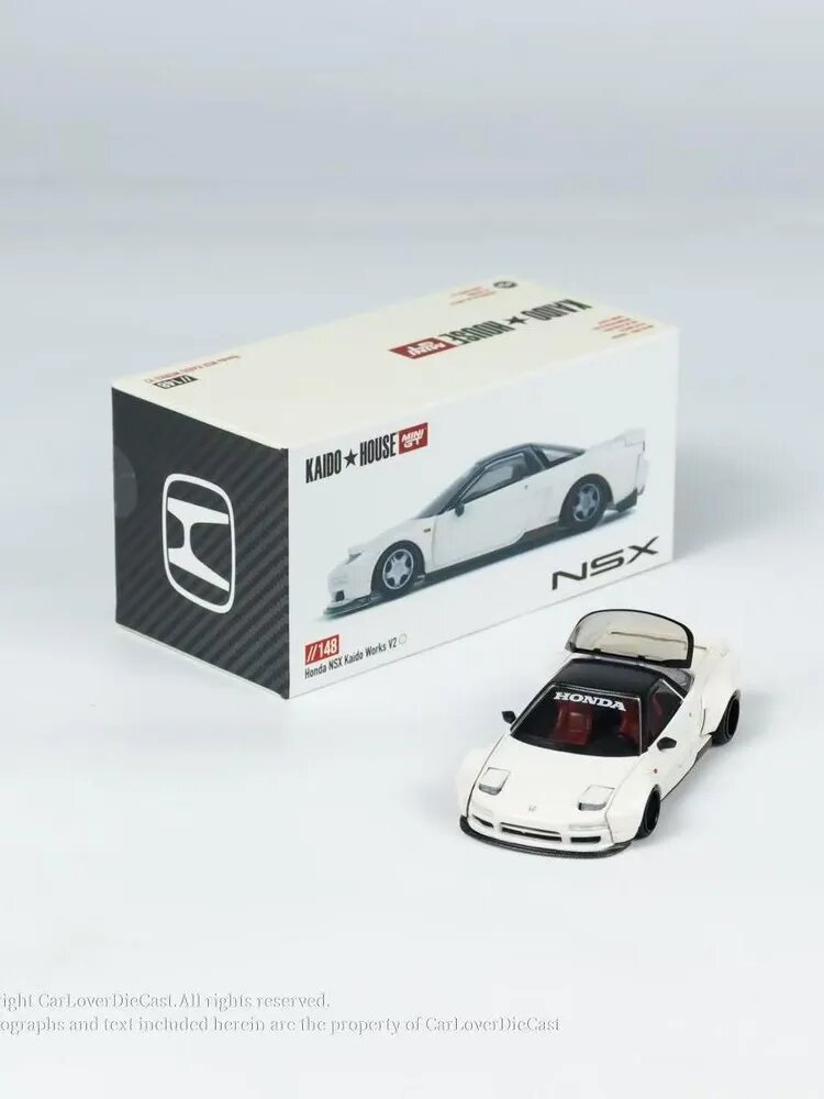 Машинка Kaido House MINIGT 1/64 KHMG148 Honda NSX (NA1) Kaido WORKS V2 Die-cast Alloy Car Model Collection Display Gift
