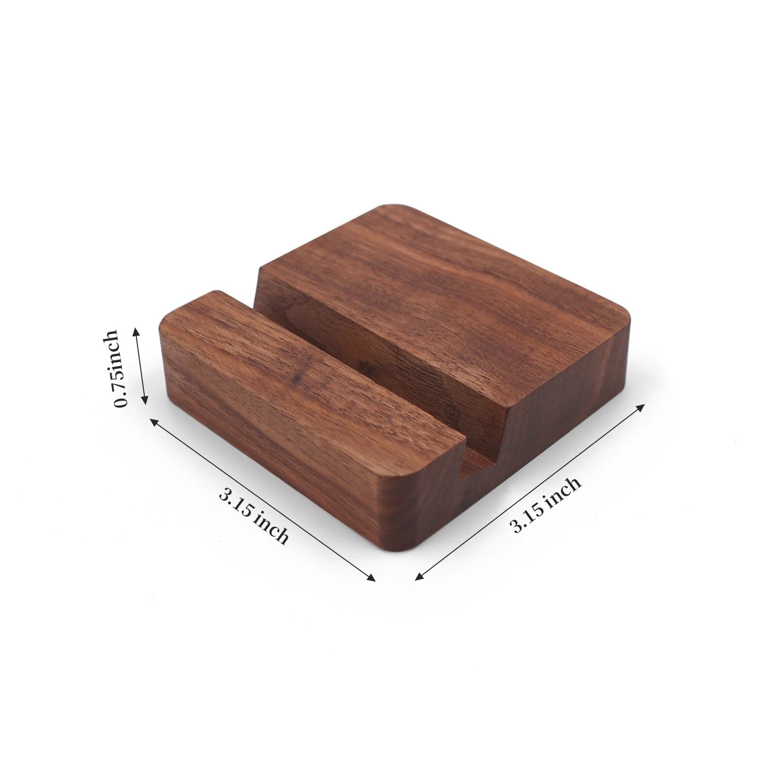 Деревянный держатель для телефона, Walnut wood
