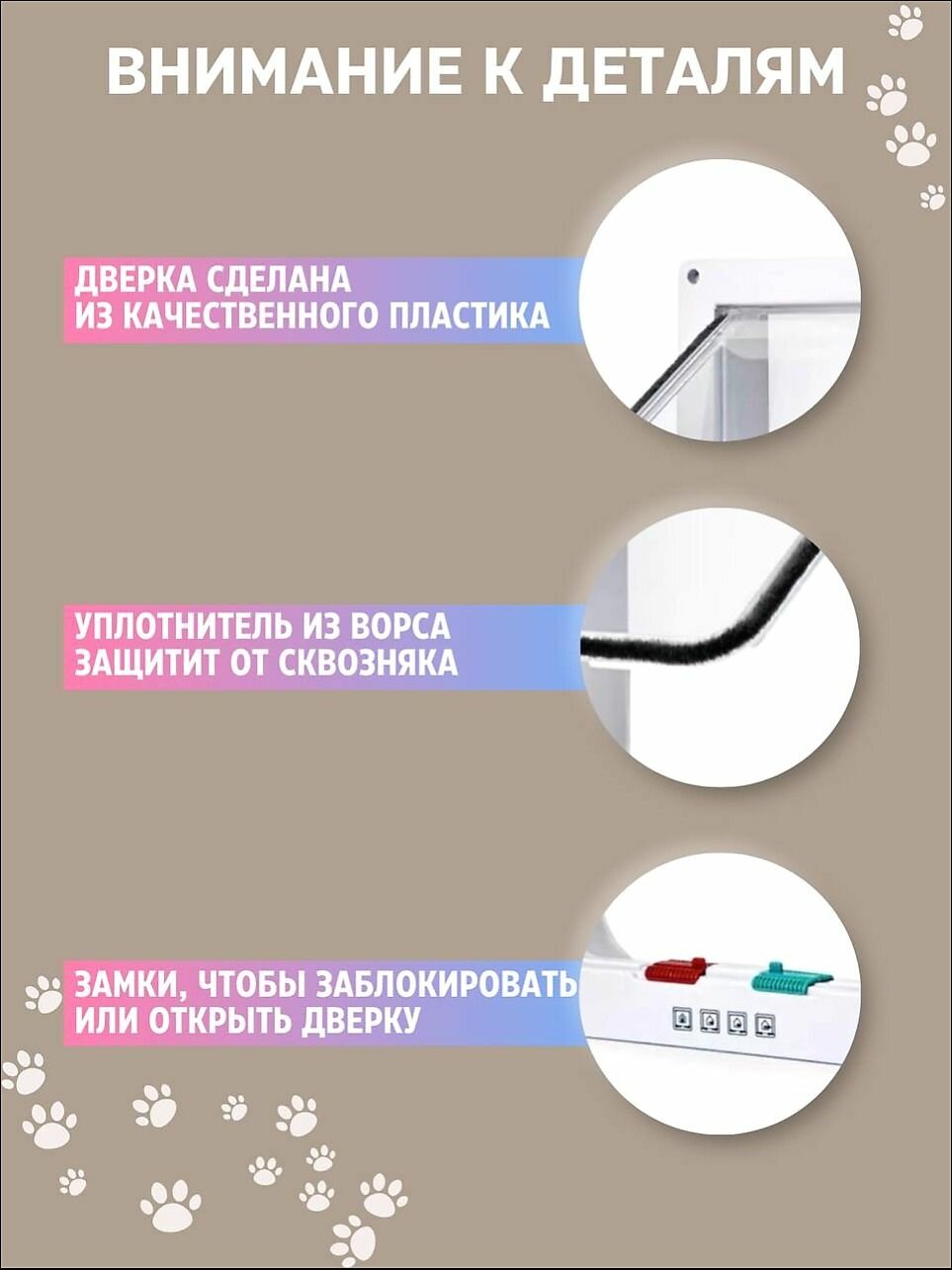 Свободный вход и выход в обоих направленияхДверца для животных — фото 1
