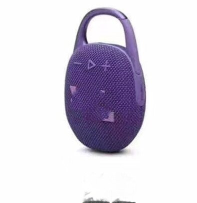 Портативная беспроводная Bluetooth 5.0 аудиоколонка Clip5 с карабином, внешняя динамика для спорта и путешествий, встроенный аккумулятор 300-500mAh, поддержка карты памяти, 5 Вт, ABS пластик
