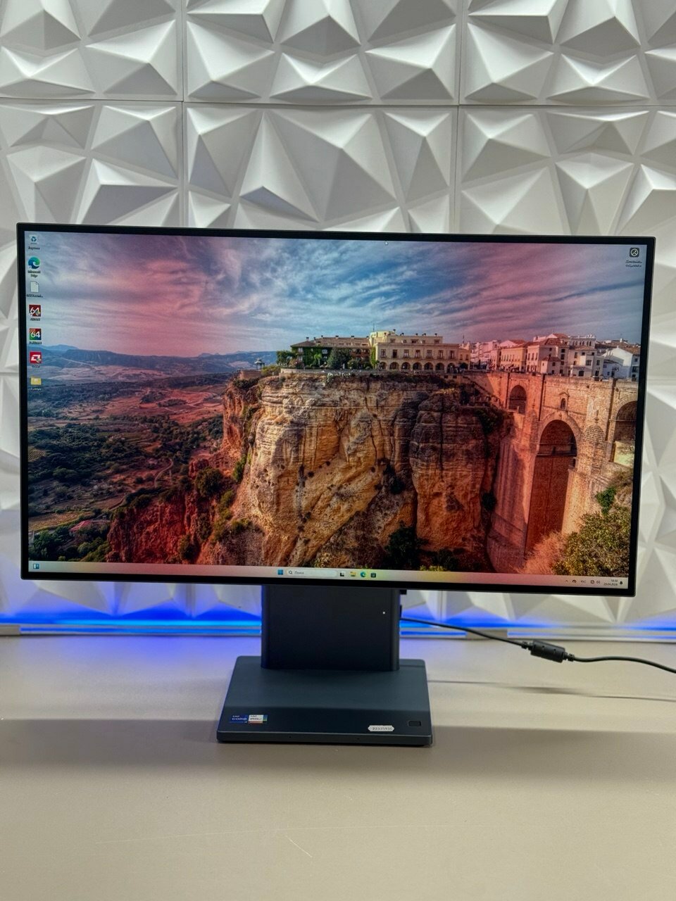 Моноблок Acer Aspire S27-1755 27" WQHD i7 1260P/16Gb/SSD1Tb Iris Xe/CR/Esh/kb/m/серый 2560x1440