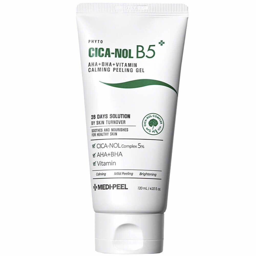 Пилинг-скатка с кислотами Medi-Peel Phyto Cica-Nol B5 AHA BHA Vitamin Calming Peeling Gel 120мл