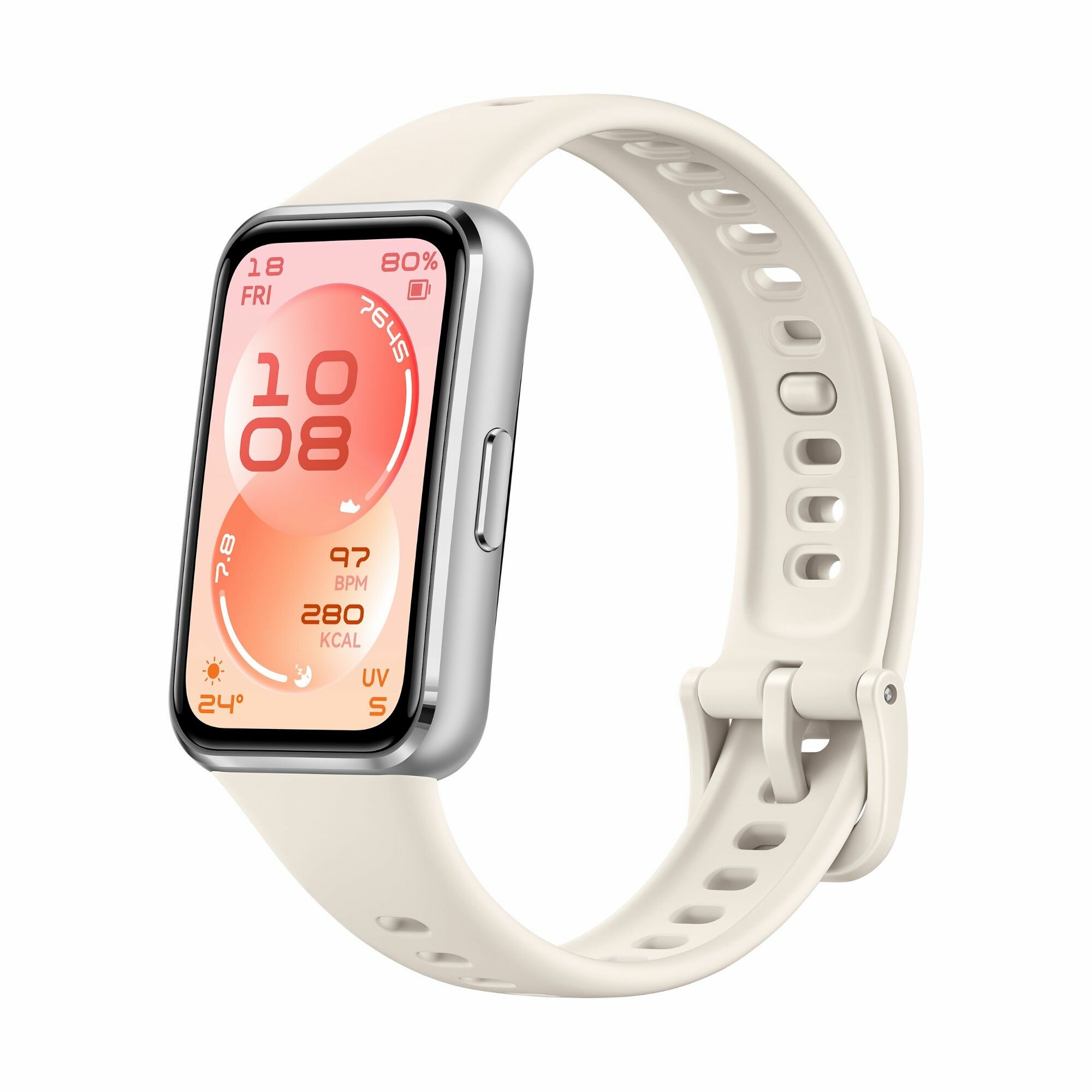 Фитнес-браслет HUAWEI BAND 11 металлический корпус, (55020GVC), белый