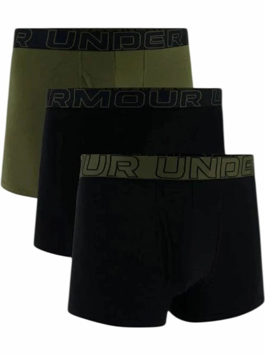 Трусы UA PERFORMANCE COTTON - SOLID 3" 3PK, комплект