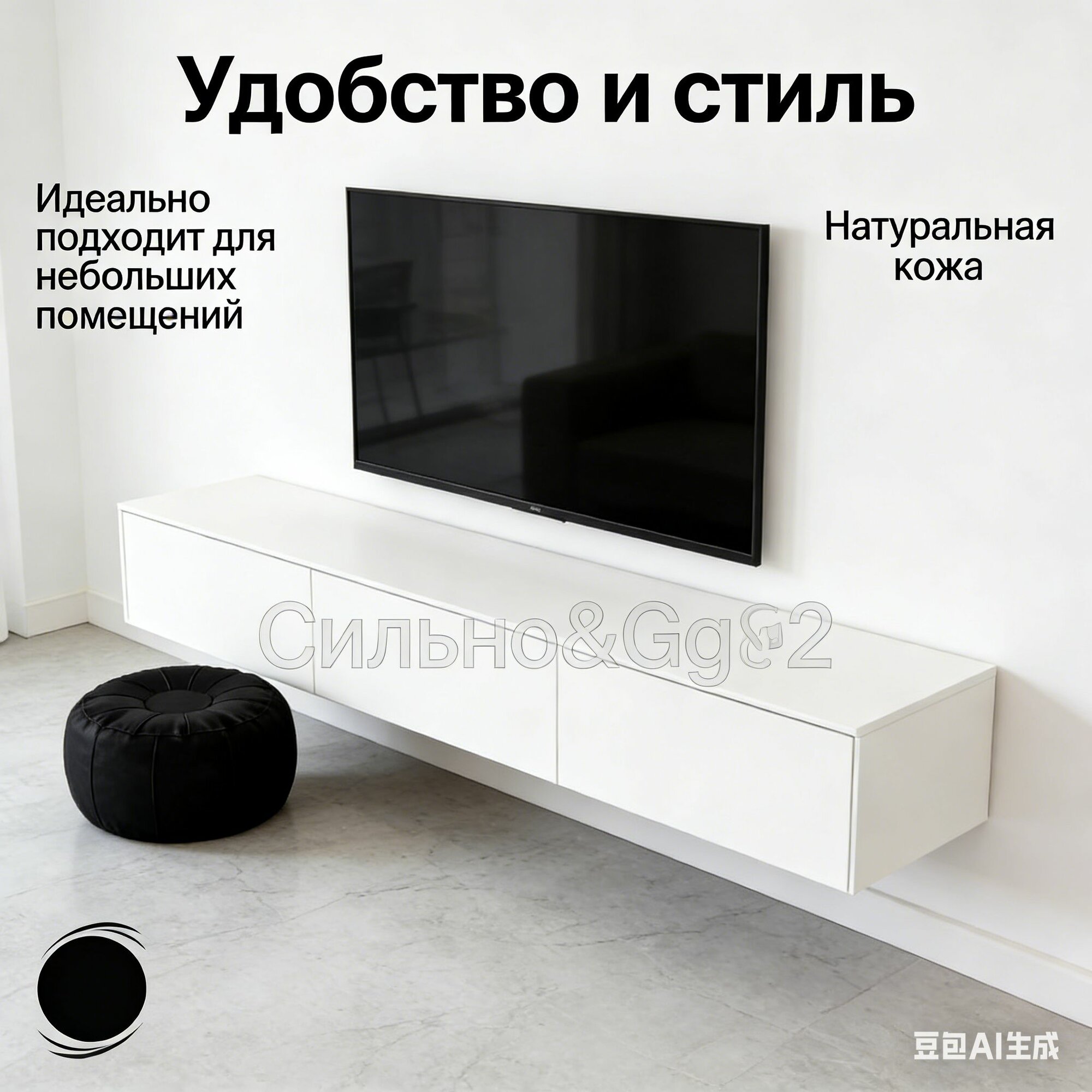 Пуф-табурет с местом для хранения в японском стиле — пуф-тыква из экокожи, регулируемая мягкость для гостиной.