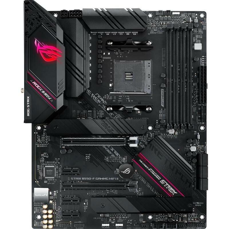 Материнская плата Asus ROG STRIX B550-F GAMING WIFI II Socket AM4 AMD B550 4xDDR4 2xPCI-E16x 3xPCI-E1x 6xSATA3 8ch Audio GLan WiFi ATX