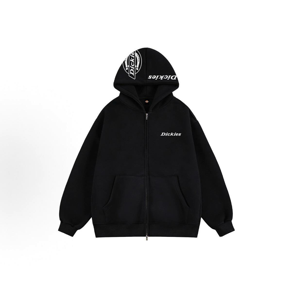 Худи dickies zip logo