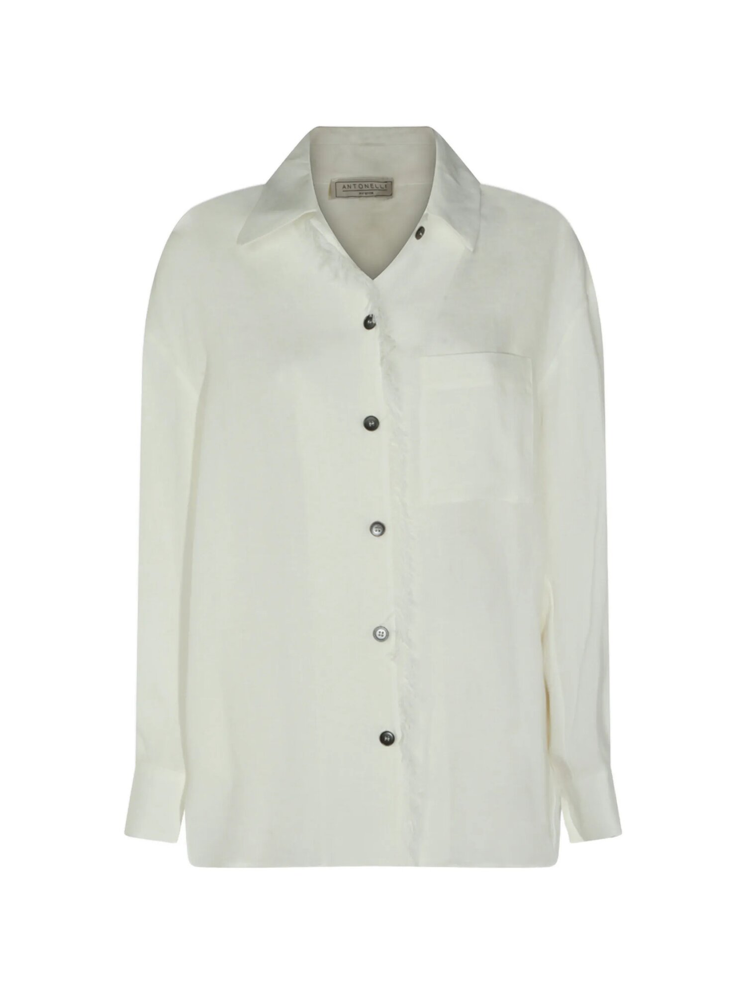 Рубашка Fringed-trim button-fastening shirt