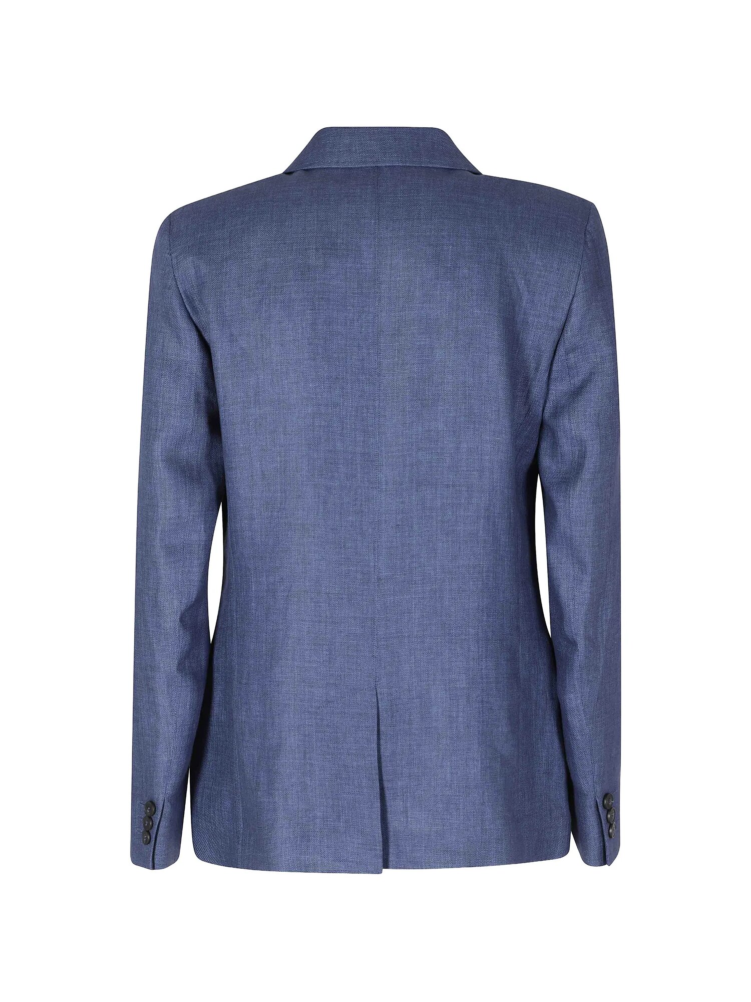 Пиджак WEEKEND Single-breasted linen blazer, размер 44, синий — фото 1
