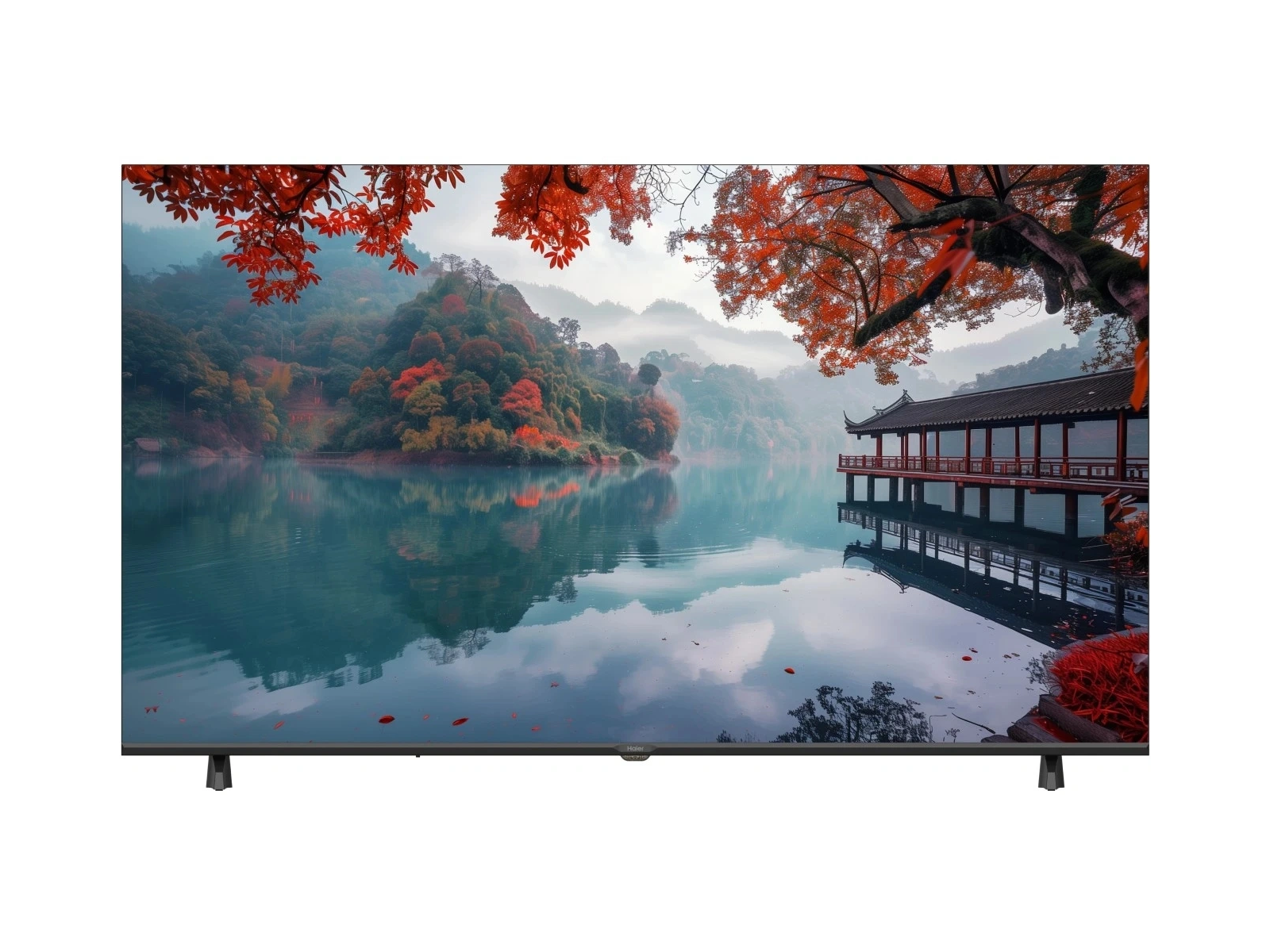 50" Телевизор Haier 50 LED H1, 4K Ultra HD, Smart TV, черный