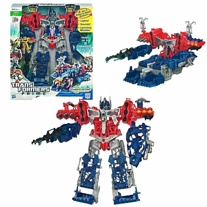 Трансформеры Игрушка хасбро Transformers Prime Cyberverse Optimus Maximus Action Figure