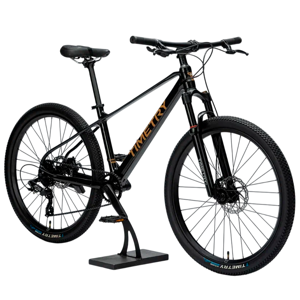 Горный велосипед BREND TIMETRY ORIGINAL TT423, диаметр колес 26", 8 скоростей, рама магний, черный