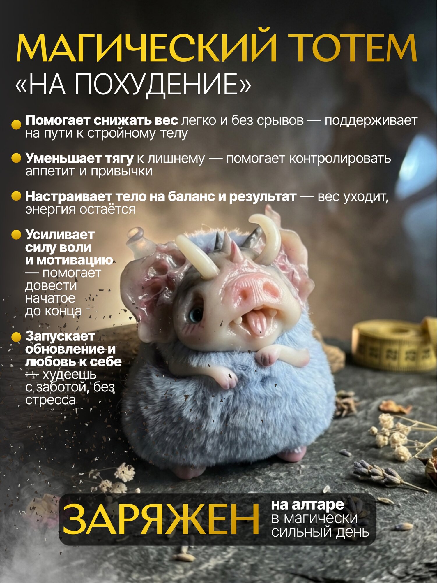 Оберег "Стройность и похудение" Тотемный магический помощник на пути к стройности, красоте и внутреннему сиянию.
