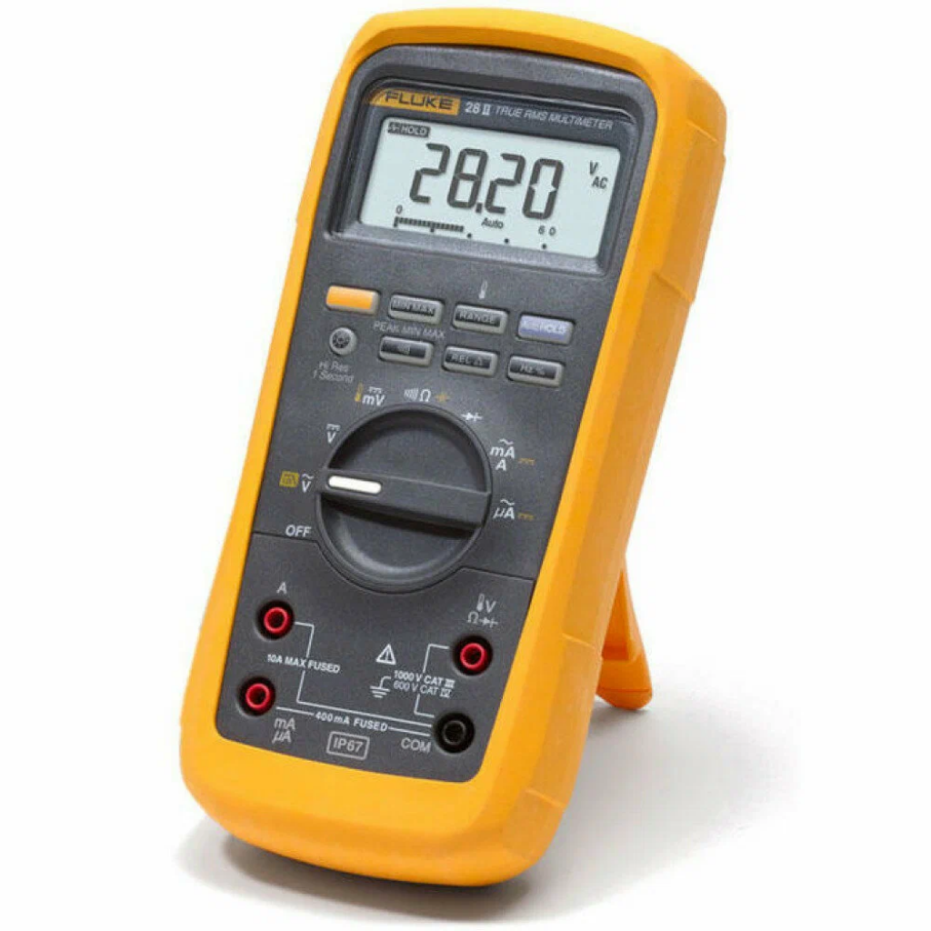 Цифровой мультиметр Fluke 28 II/EUR, разработан для работы в сложных условиях