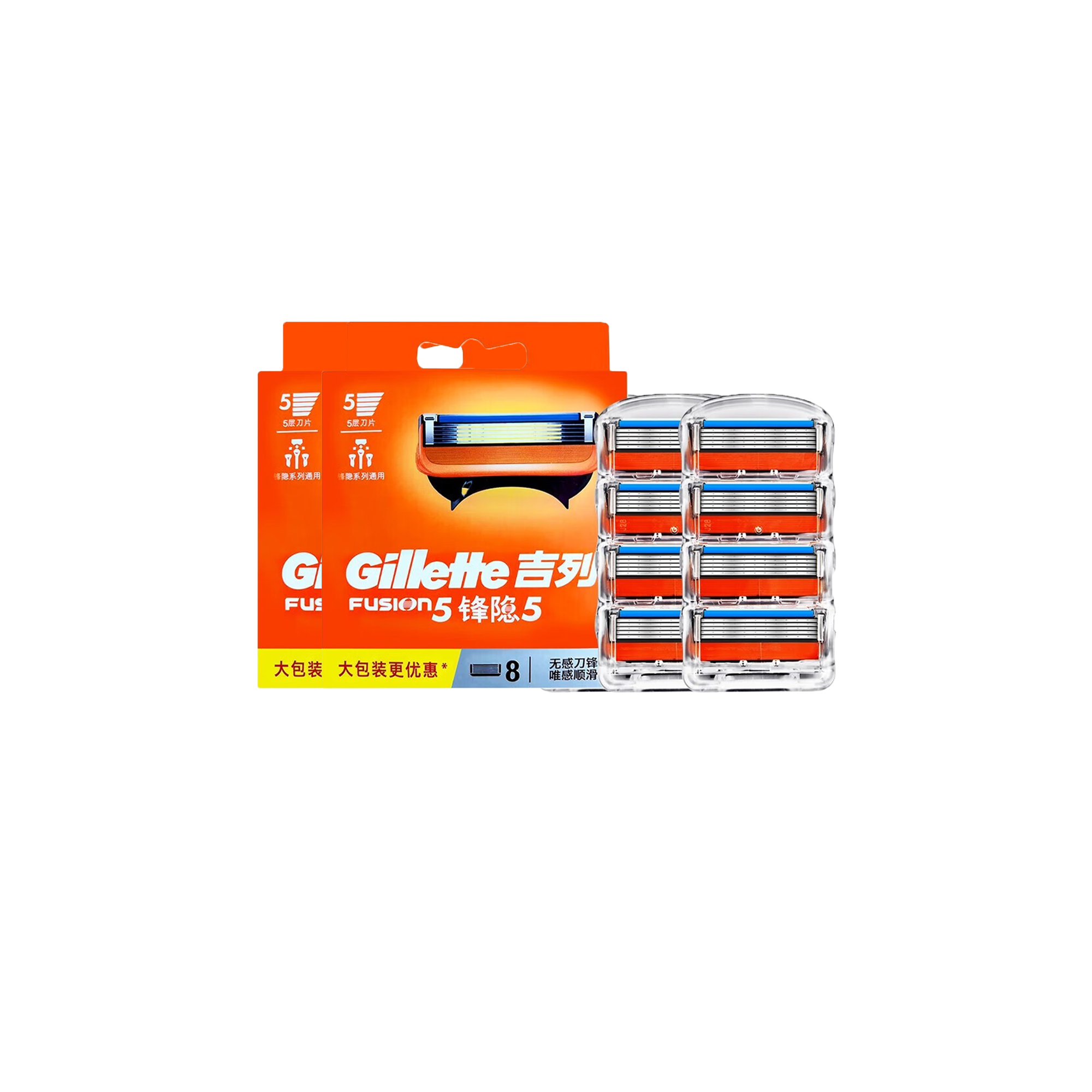 Сменные кассеты для бритья мужские Gillette Fusion5, 4 шт.