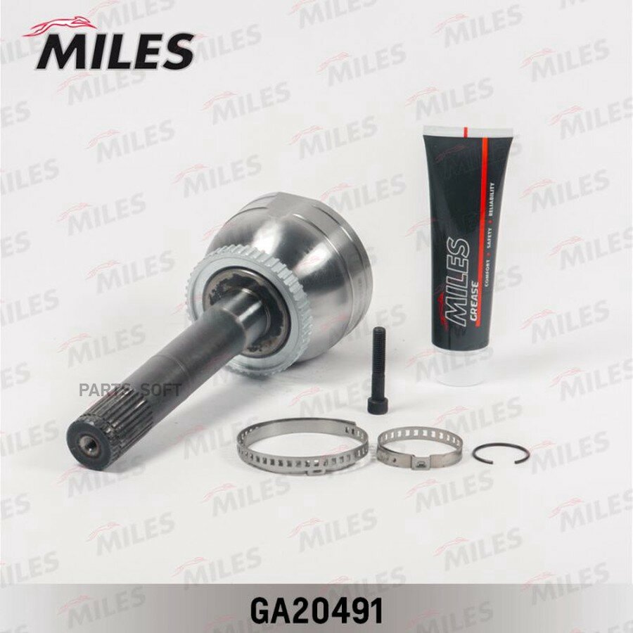 MILES GA20491 ШРУС TOYOTA LAND CRUISER 80 4.2D/4.5 90-97 нар.(ABS) ()