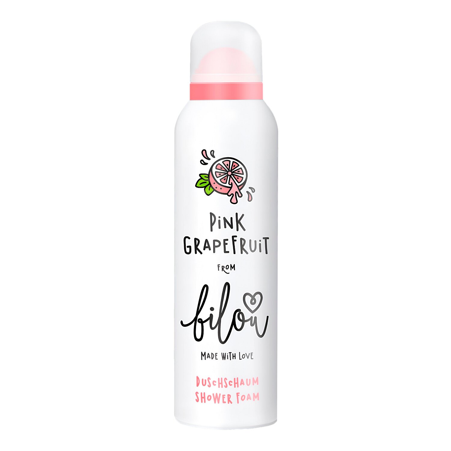 BILOU Pink Grapefruit Пенка для душа с ароматом сладкого грейпфрута 200 мл