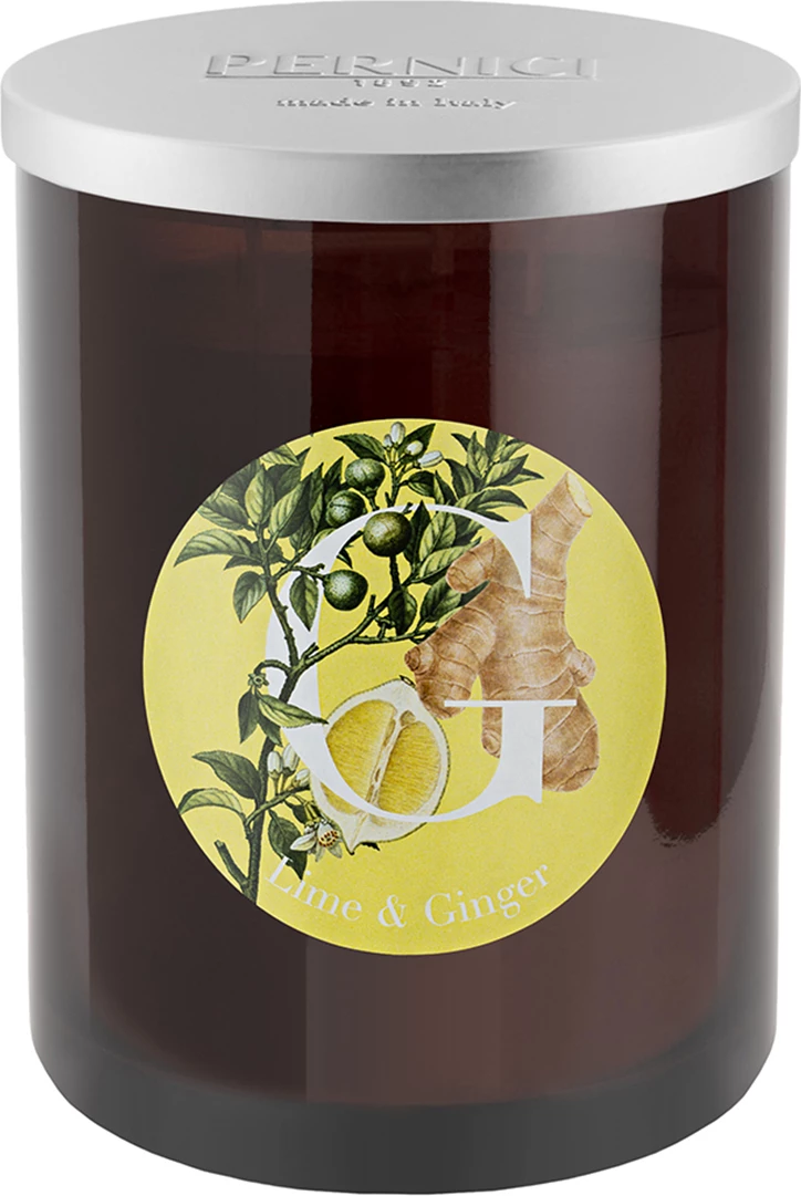Pernici Свеча ароматическая Elementi "Лайм и имбирь" 900 г Elementi Lime & Ginger 900 1 шт.