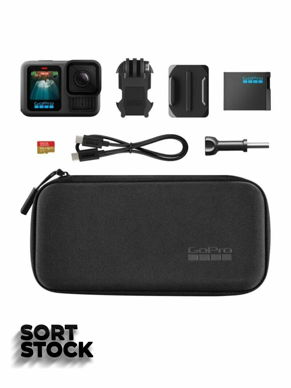 Go Pro Экшн камера GoPro HERO 13 Black + Карта памяти SD Extreme 64GB + кейс