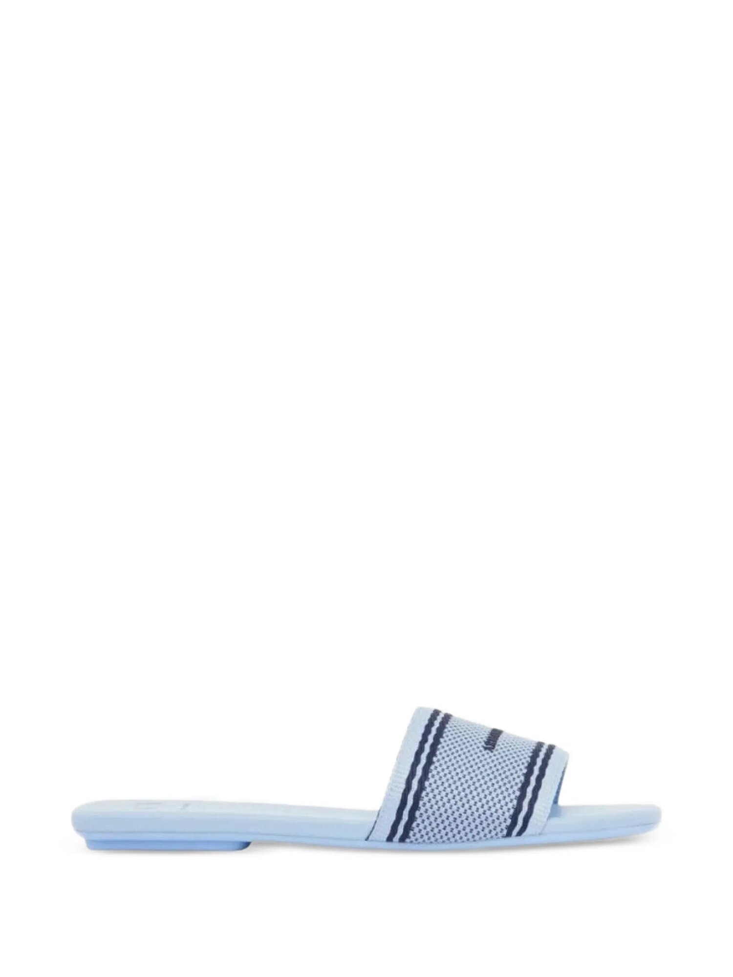 Босоножки Armani Exchange Jacquard flat sandals, размер 39, blue