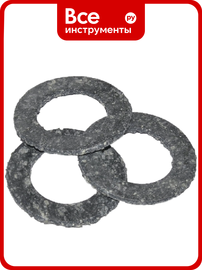 Прокладка пропановая паронитовая BlackWeld 1/2" (10,5_19_2мм) 100 шт. 113701