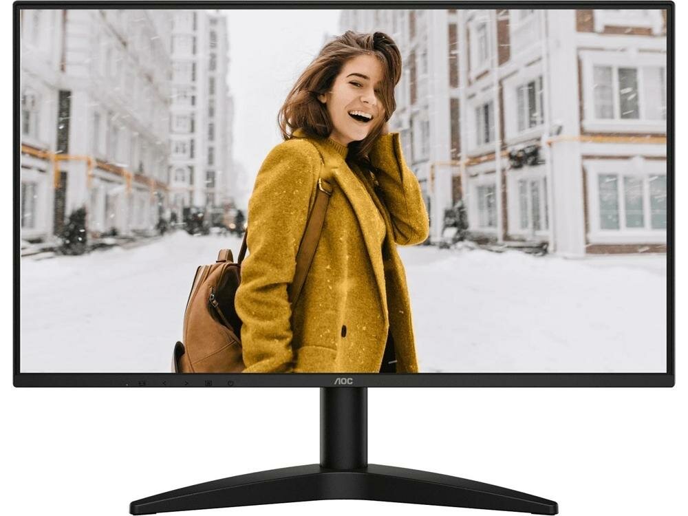 Монитор 23.8" AOC 24B36H Black (IPS, 1920x1080, 120Hz, 1 ms, 178°/178°, 300 cd/m, 1500:1, +HDMI 1.4 (AC ext))