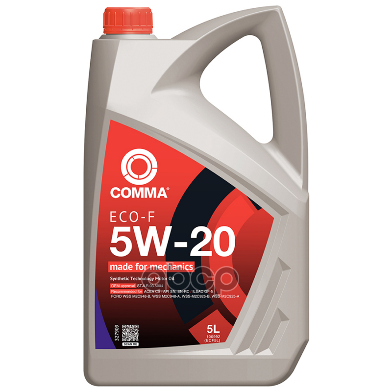 COMMA Масло моторное Eco-F 5W-20 (ACEA A1/B1API SN) 5л