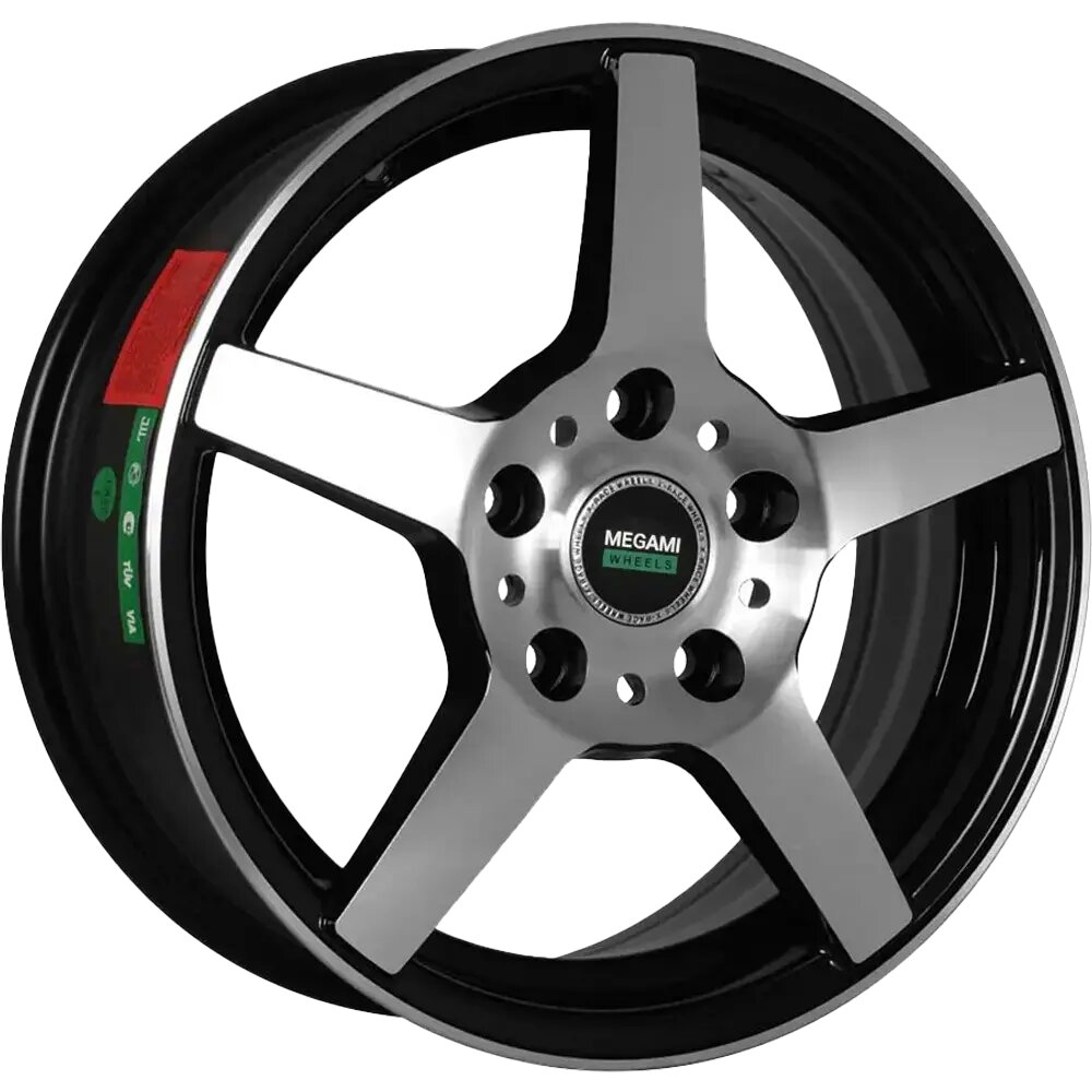 Колесный диск Megami AF-07 6x15 5*100 ET38 D57.1 BKF
