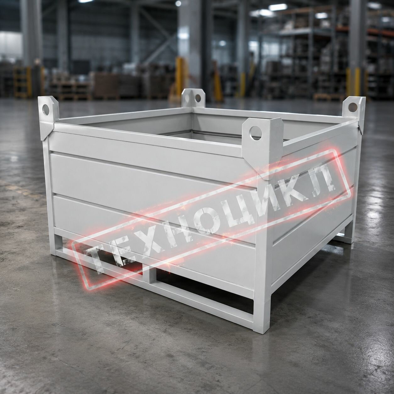 Контейнер складской КГС 700х1200х800 мм, тип складской, техноцикл