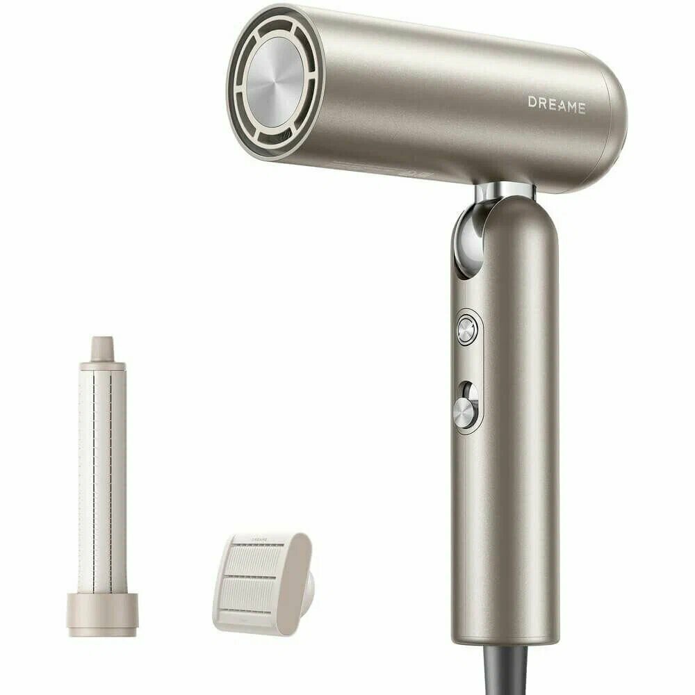 Фен Dreame Hairdryer Pocket, 1300Вт, 5 температурных режимов, складной, золотистый
