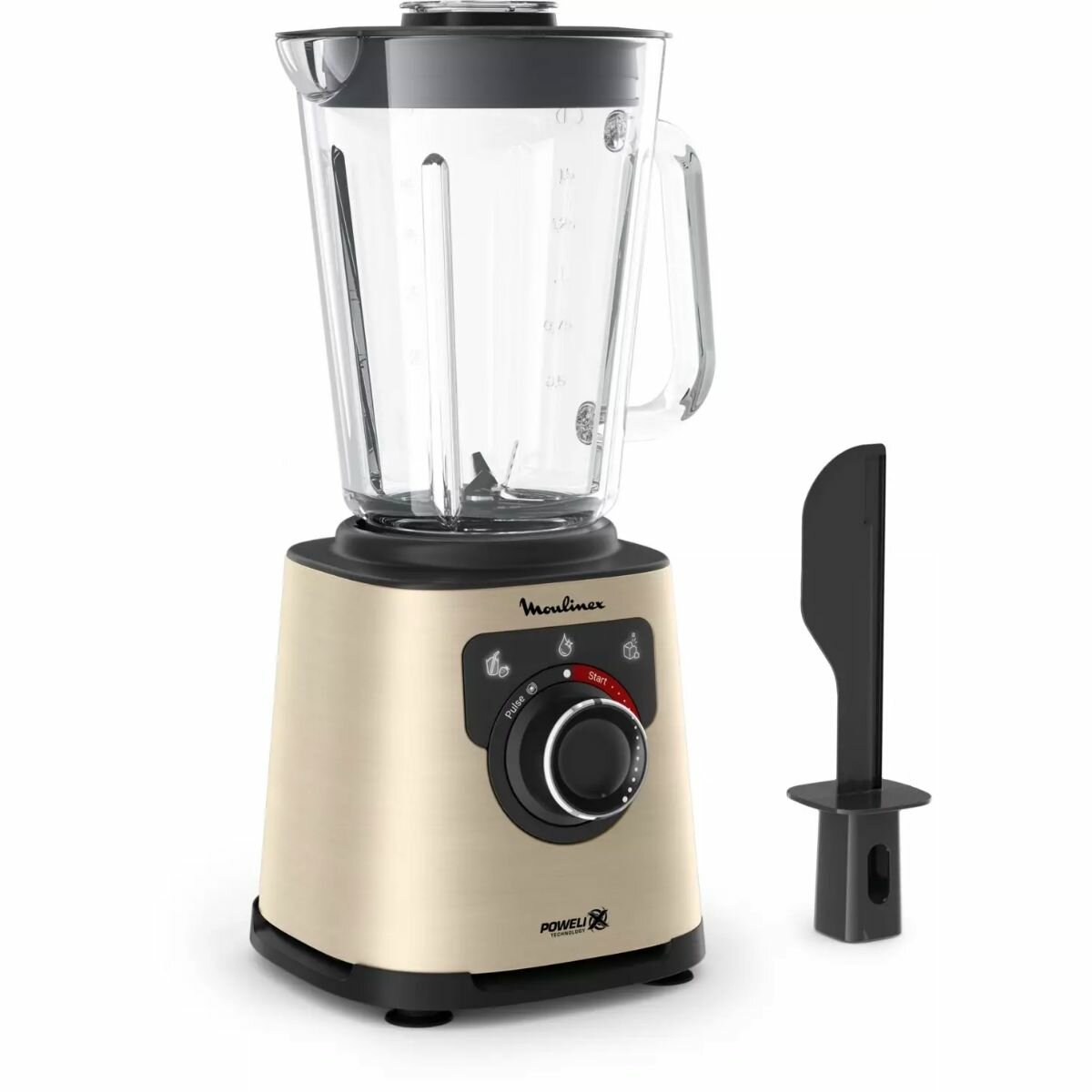 Блендер стационарный Moulinex Perfect Mix+ LM871A10 1200Вт песочный/черный