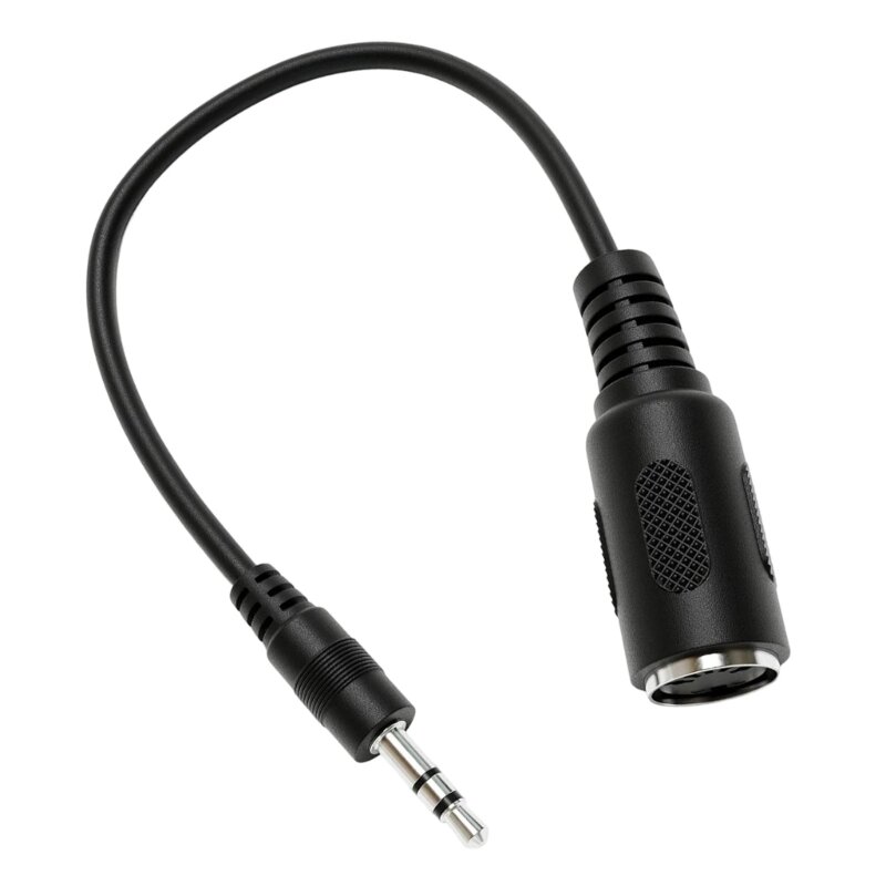 Женский MIDI-кабель-адаптер DIN5P с 3,5 оборотами
