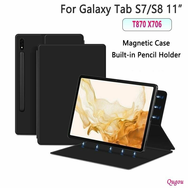 Чехол для Samsung Galaxy Tab S7/S8 11" (T870 X706), с прорезью для пера