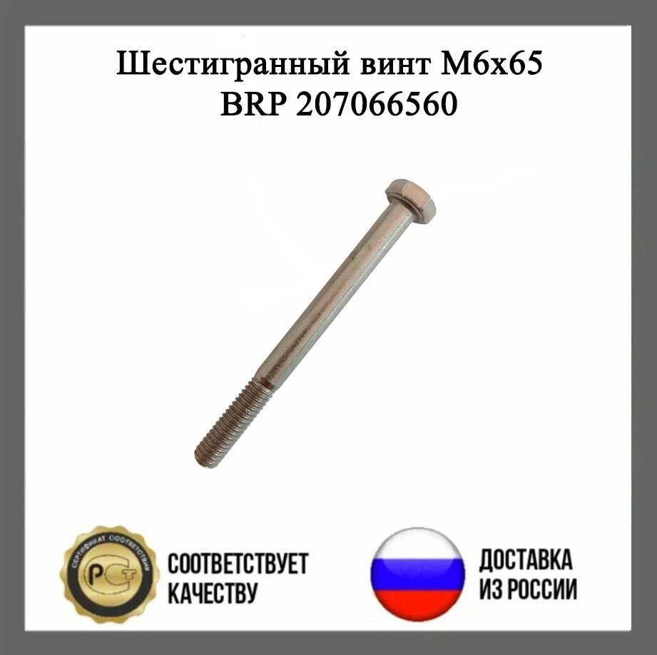 Шестигранный винт M6x65 BRP 207066560
