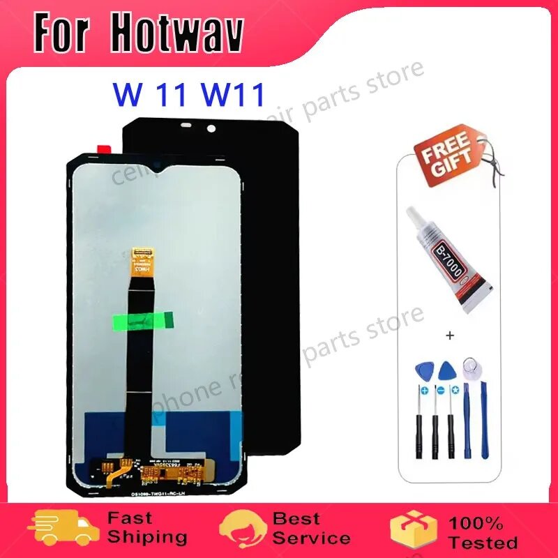 100% протестировано хорошо для Hotwav W11 ЖК-дисплей + замена дигитайзера сенсорного экрана для Hotwav W 11 W11 ЖК-экран + инструменты