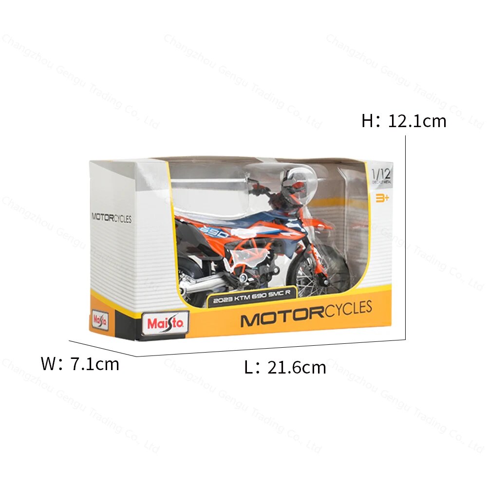 Maisto 1:12 2023 KTM 690 SMC R мотоцикл