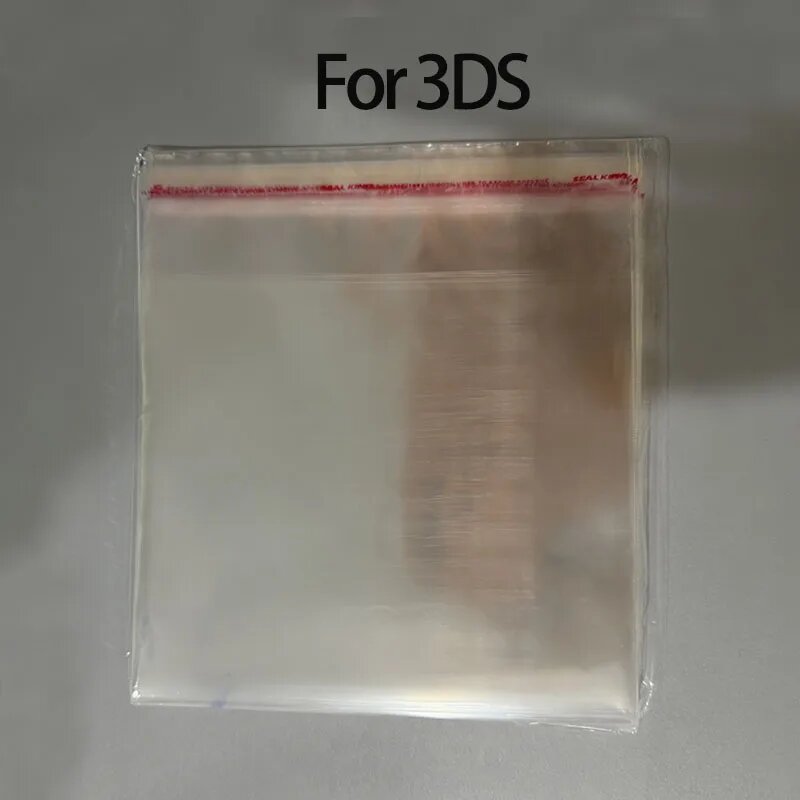 100 шт. защитных пакетов For 3DS
