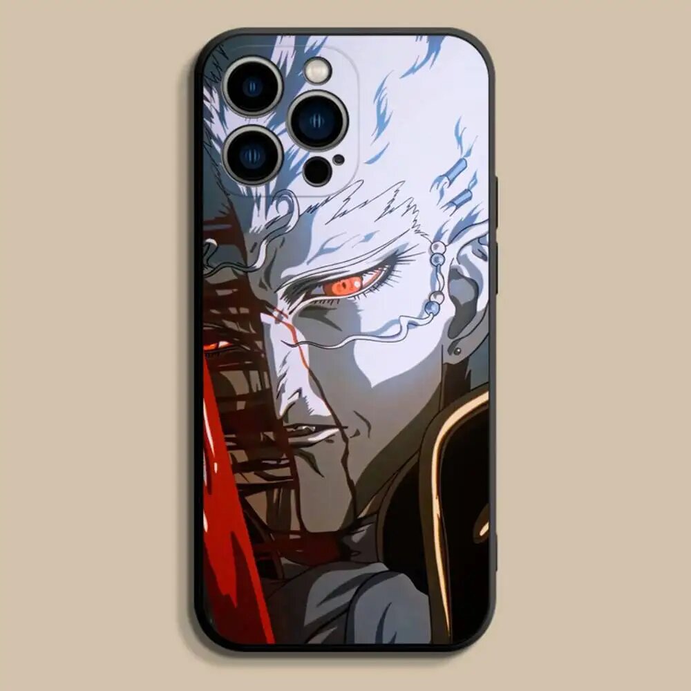 Anime Vampire Hunter D Phone Case For iPhone 17,16,15,14,13,12, Pro, Max, Plus, E, SE4, Air, Mini Black Soft Cover