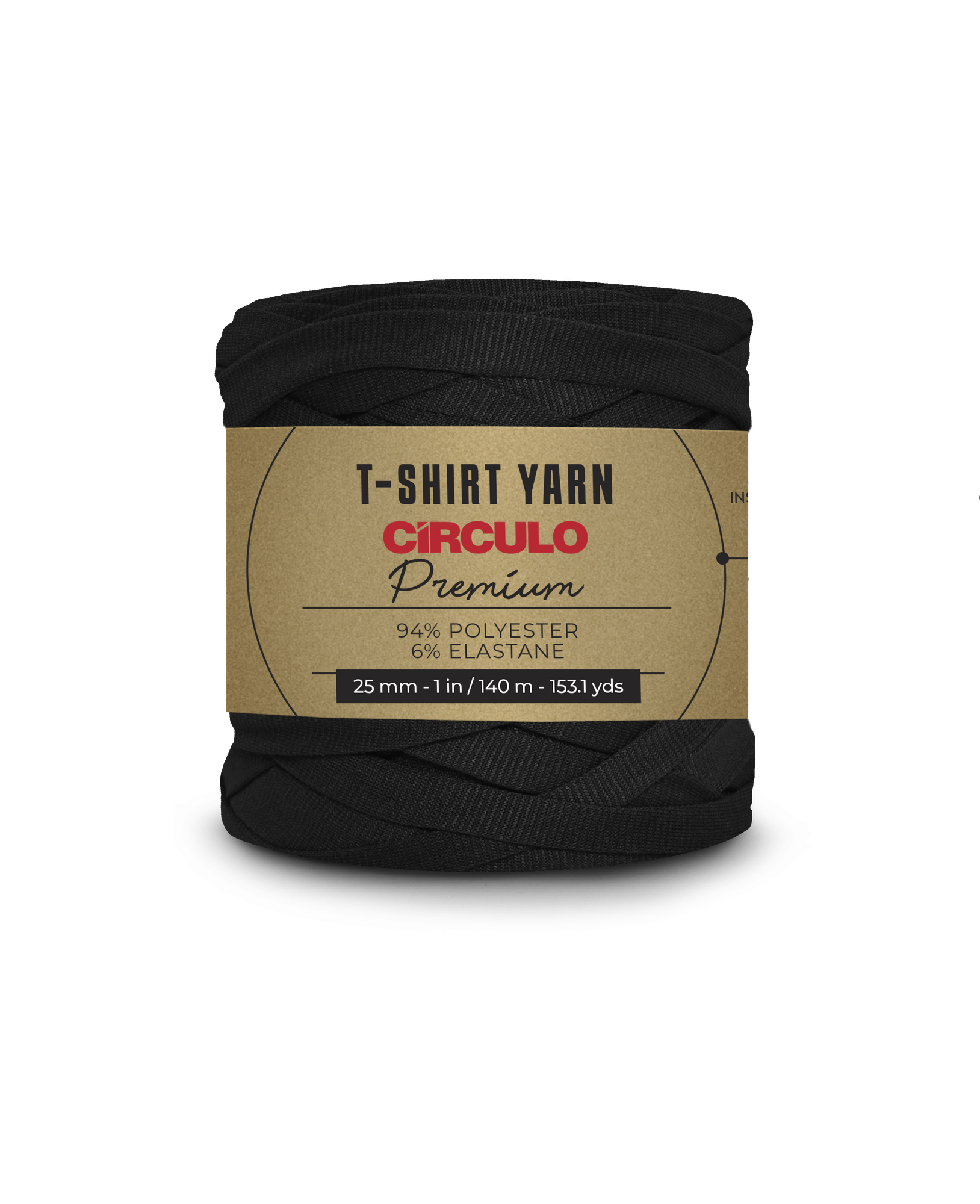 Пряжа CiRCULO PREMIUM T-SHIRT YARN (94% полиэстер, 6% эластан, 270гр. 140м, цвет 8990