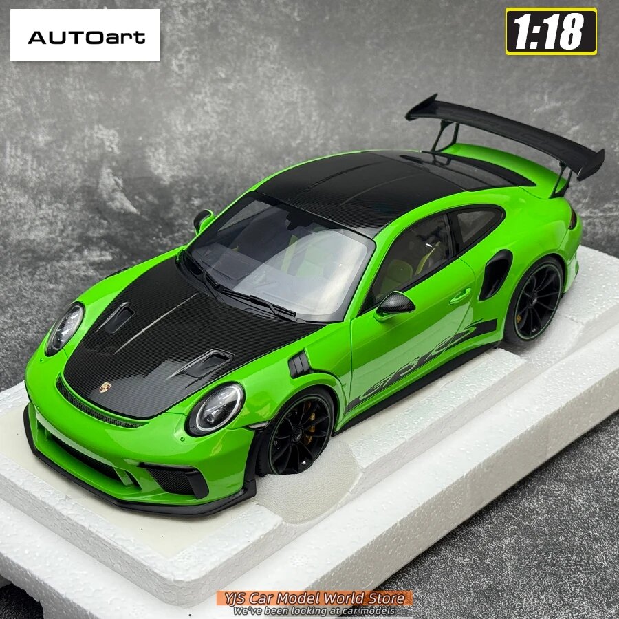AUTOART Масштабная модель Porsche 911 (991.2) GT3 RS Weissach Package Зеленый, 78179 Lizard Green