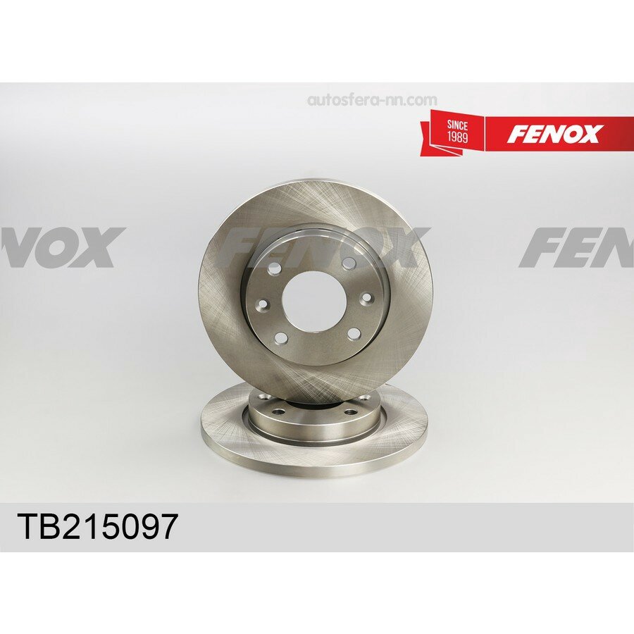 FENOX TB215097 Диск тормозной