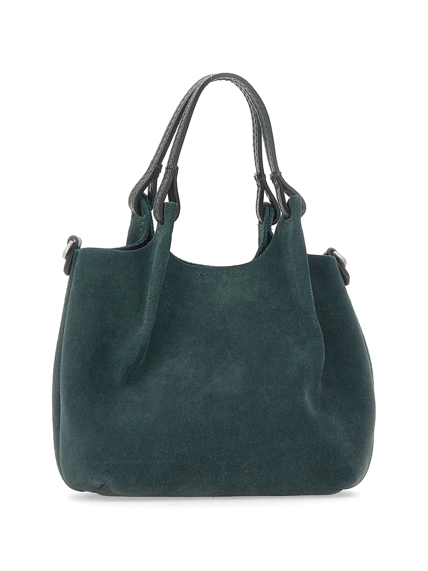Сумка GIANNI CHIARINI Dua suede tote bag, зеленый, — фото 1