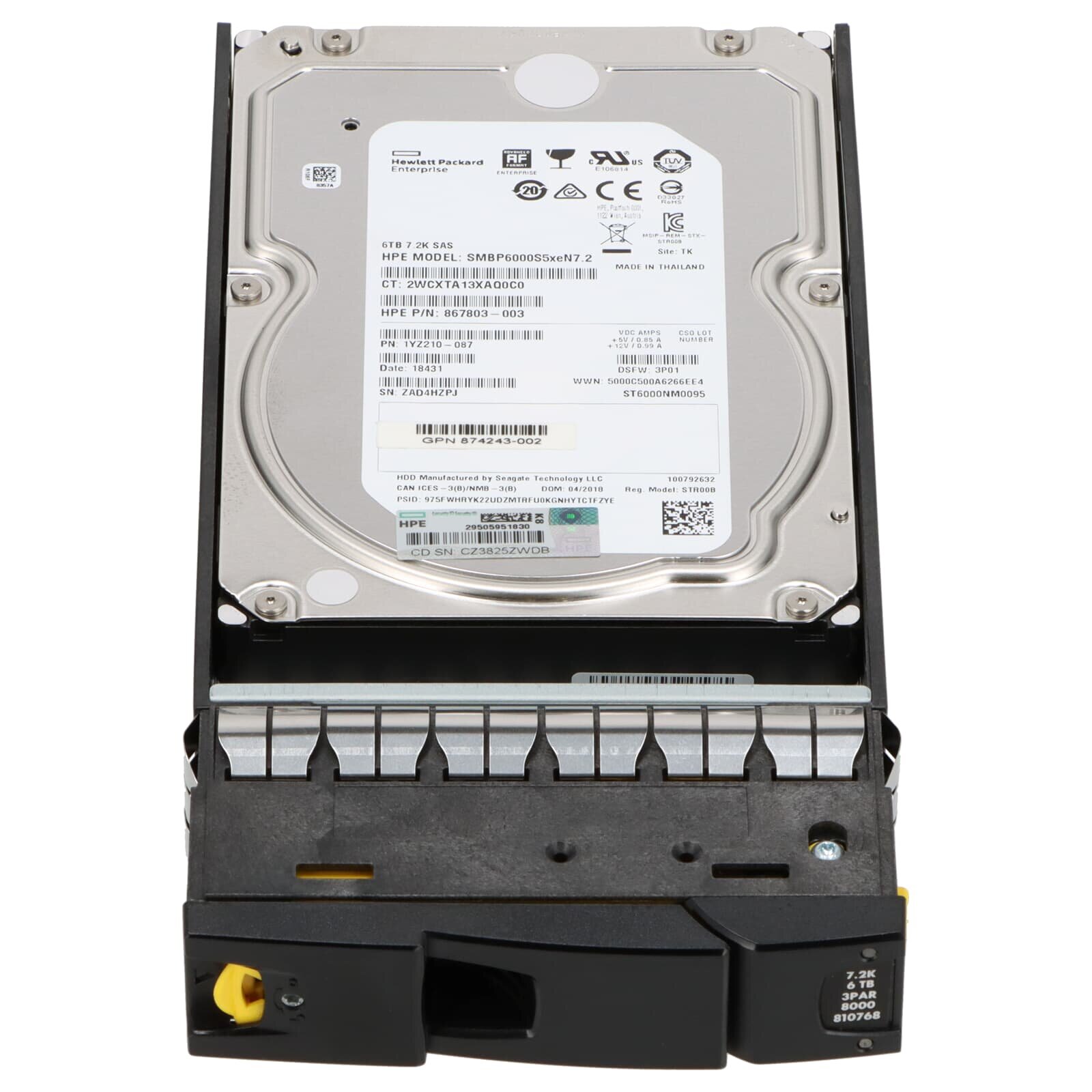 Жесткий диск HP 3PAR StoreServ 8000 6TB 7.2K RPM 12Gb SAS LFF Drive
