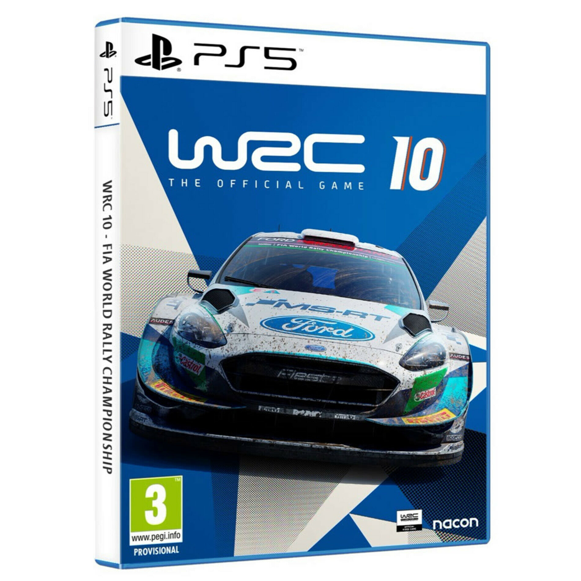 Игра WRC 10 The Official Game (русские субтитры), диск, для PS5